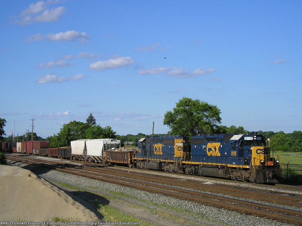 CSXT 8118 On CSX J 791 South
